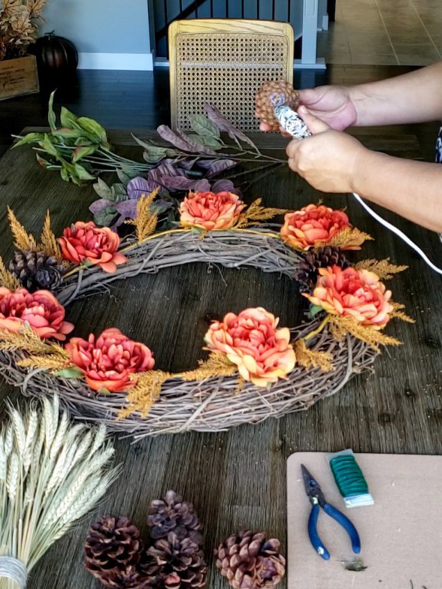 DIY fall wreath