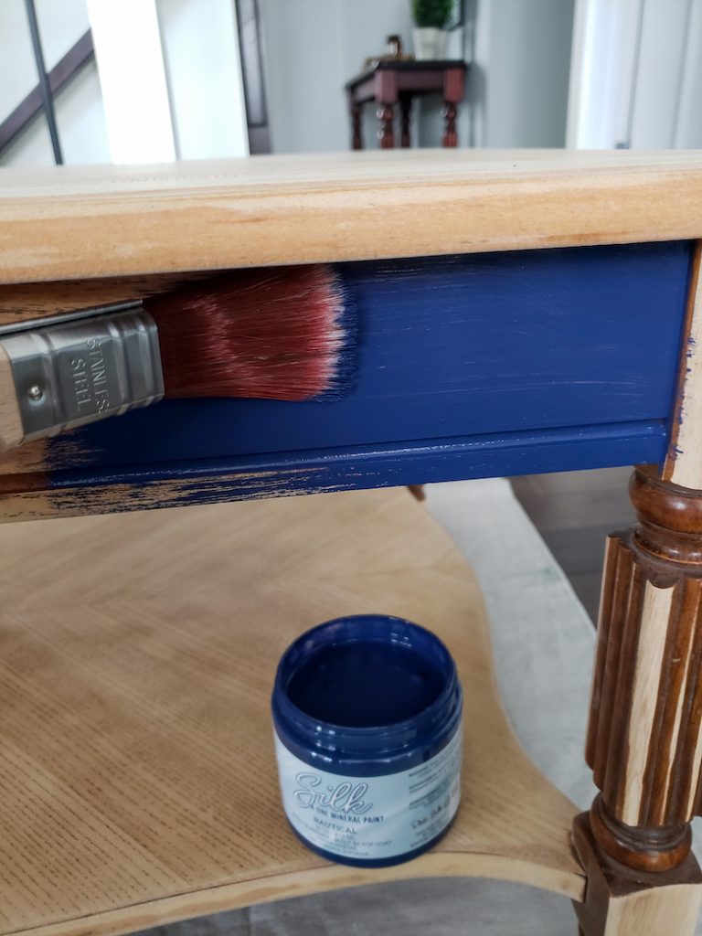 DIY painted coffee table